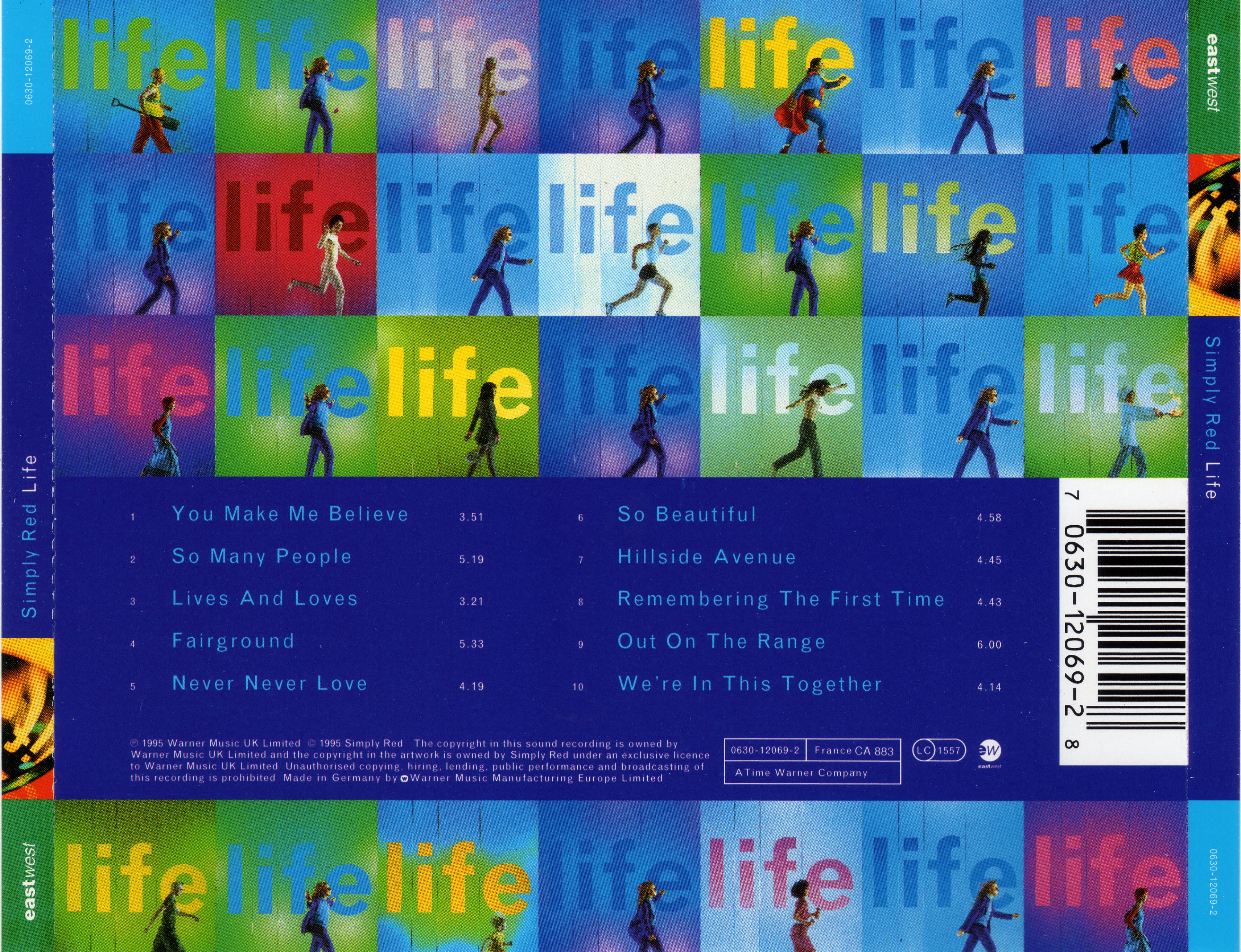 Simply Red Life 1995 : Back | CD Covers | Cover Century | Over 1.000. ...